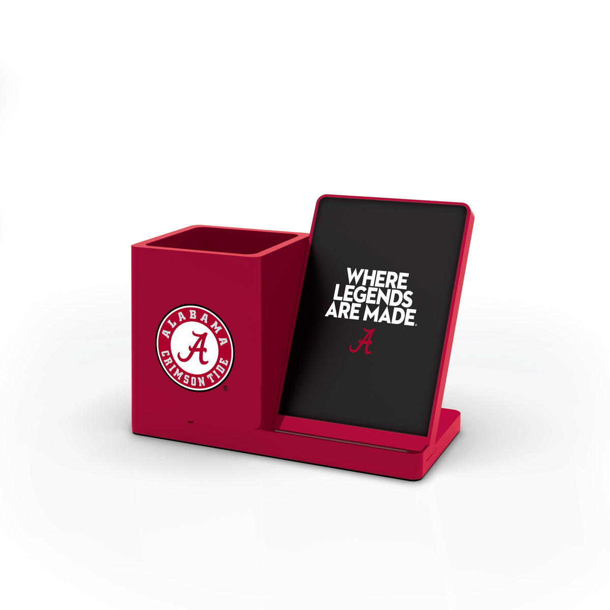 Alabama Crimson Tide NCAA Cell Phone Wireless Charging Stand and Deskt ...
