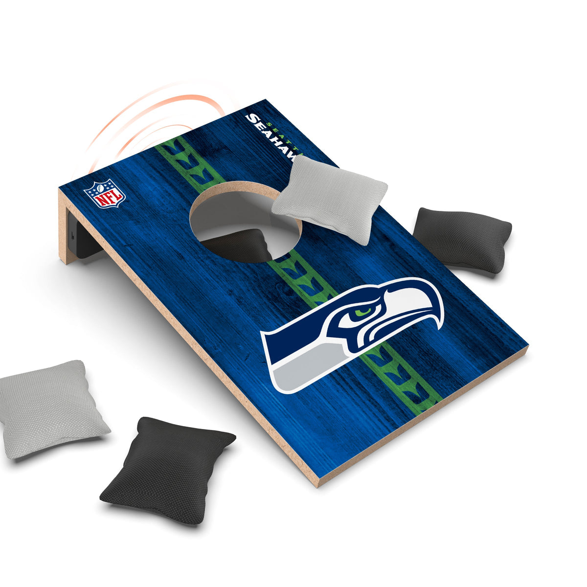 Seattle Seahawks NFL Cornhole Game + Bluetooth Speaker – SOAR
