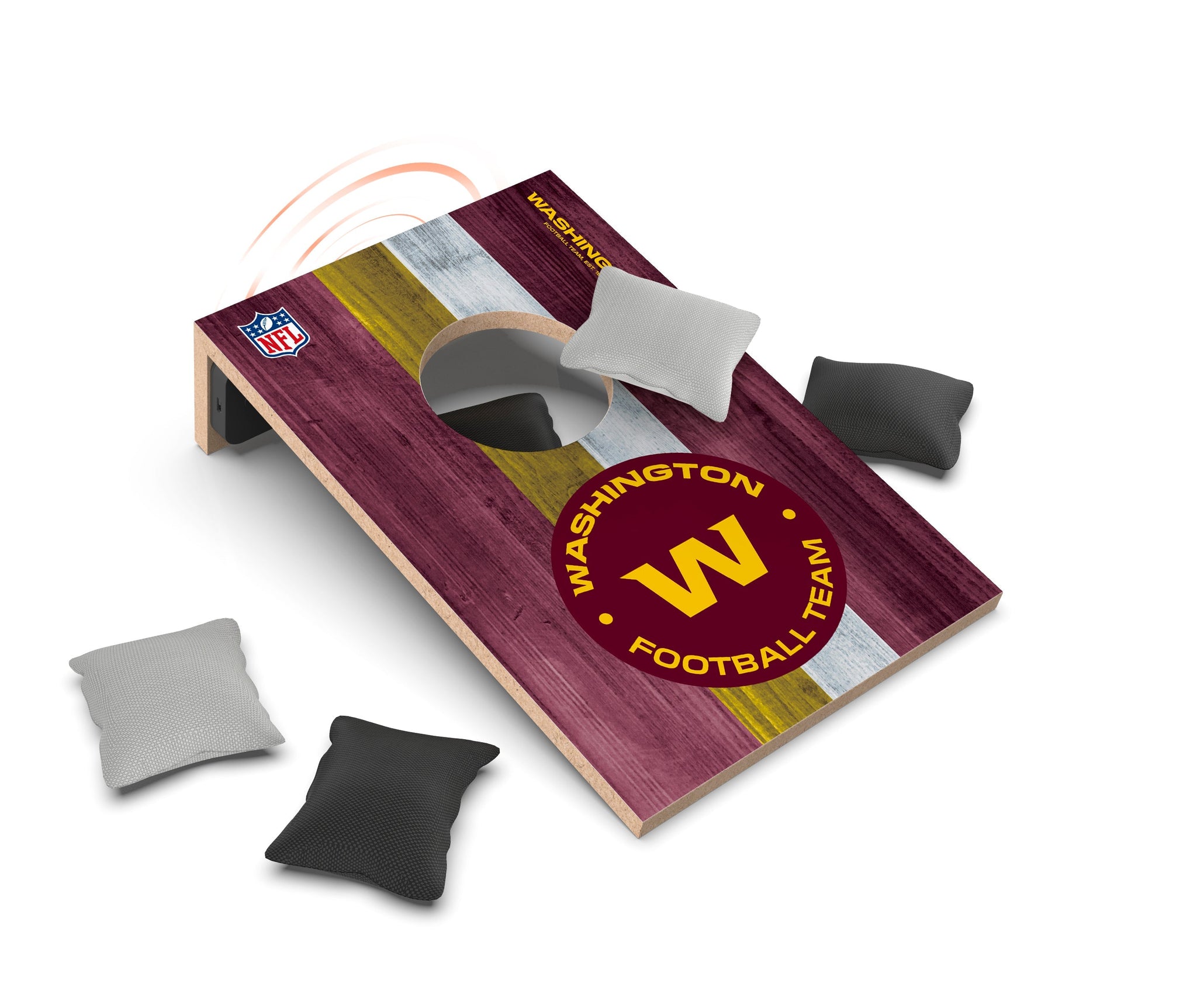 Washington Commanders NFL Cornhole Game + Bluetooth Speaker
