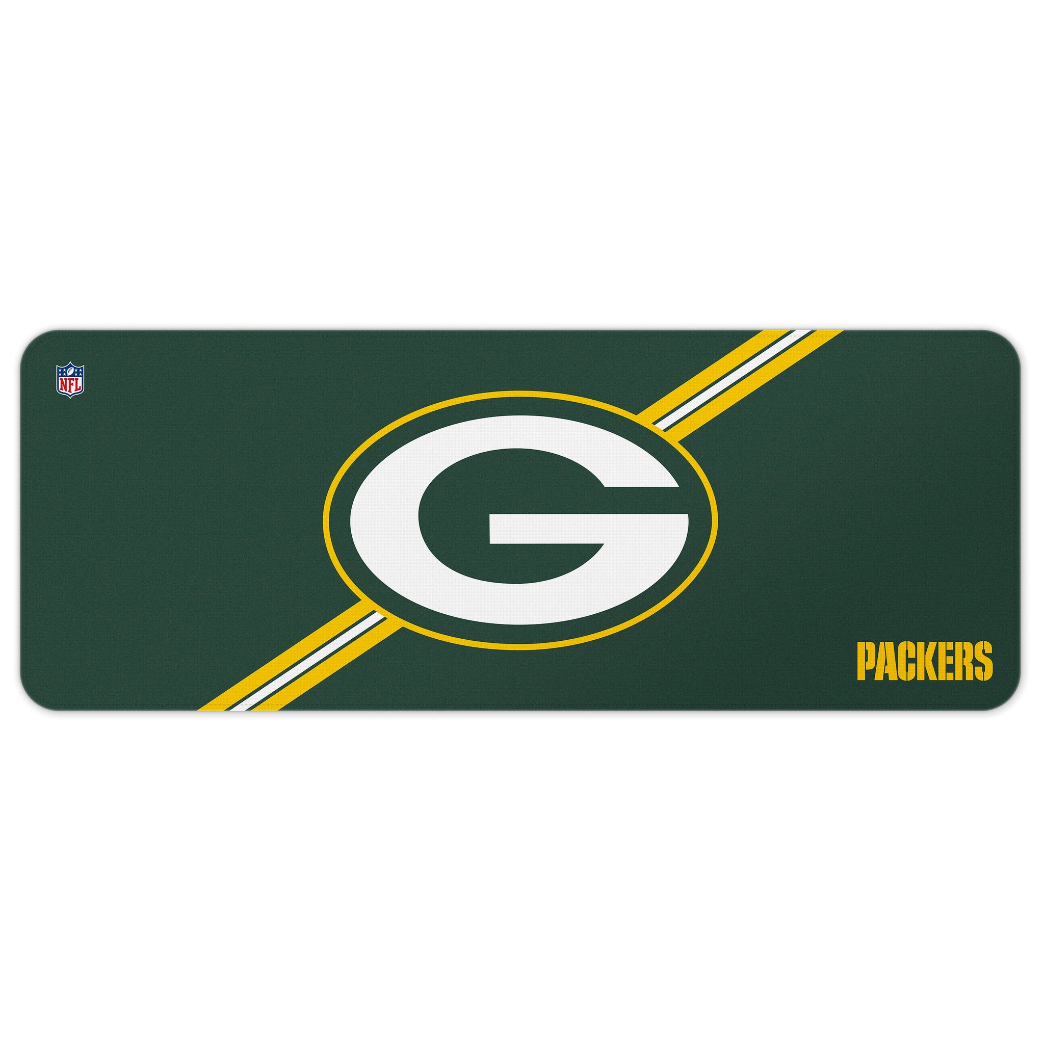 Green Bay Packers NFL Team Stripe Desk Mat