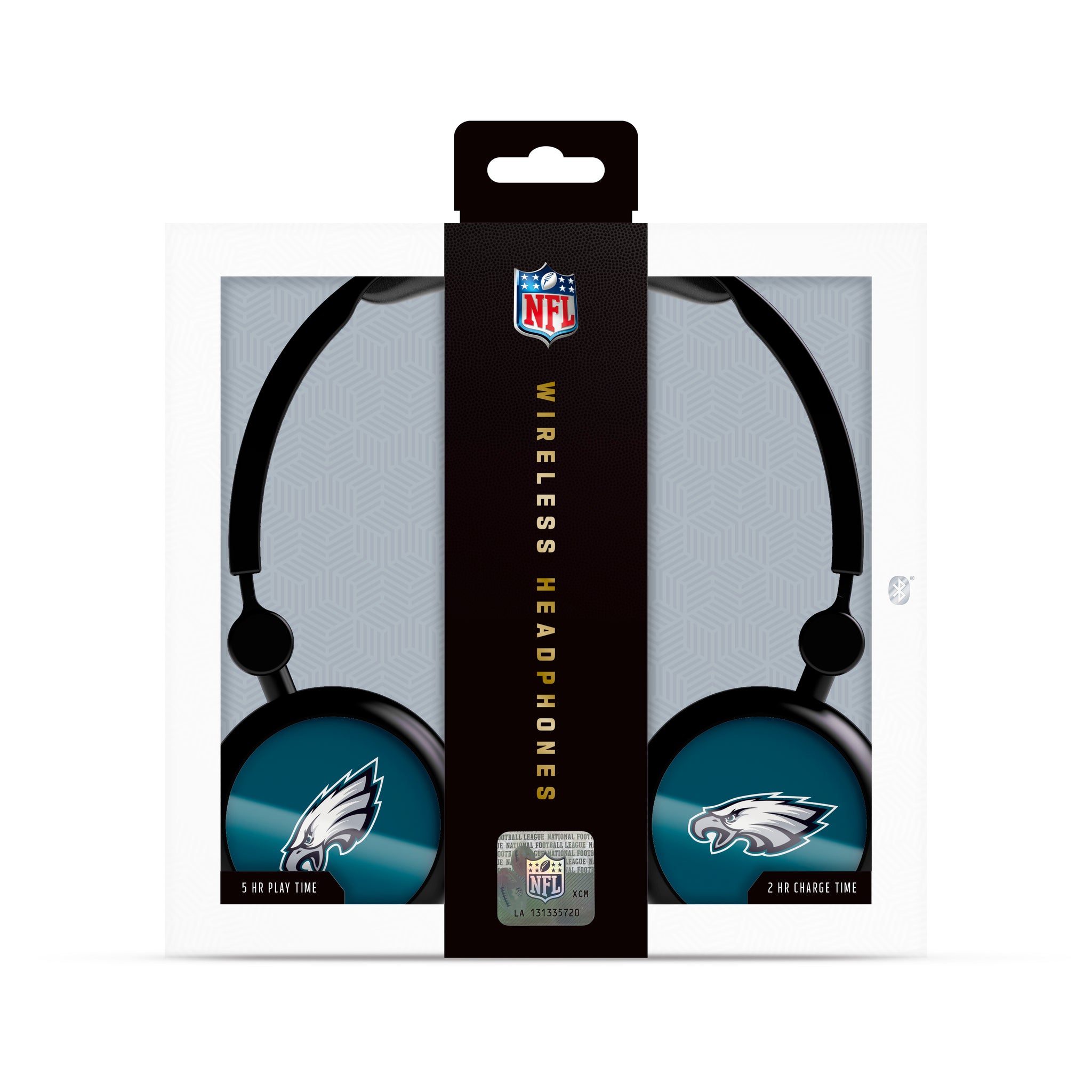 Philadelphia Eagles NFL Lightweight Wireless Bluetooth On-Ear Headphon