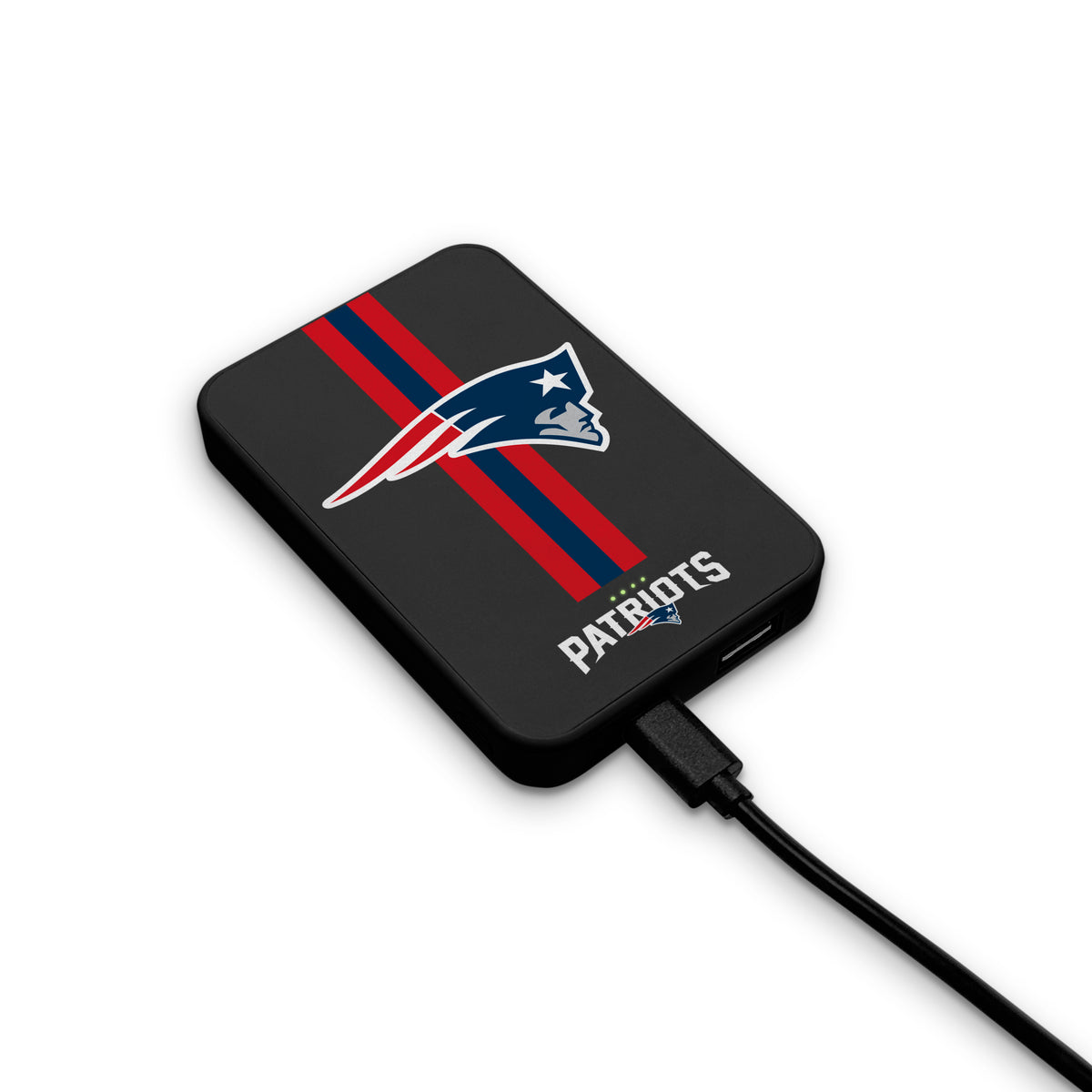 New England Patriots NFL Wireless Charging Magnetic Power Bank 2-Pack ...