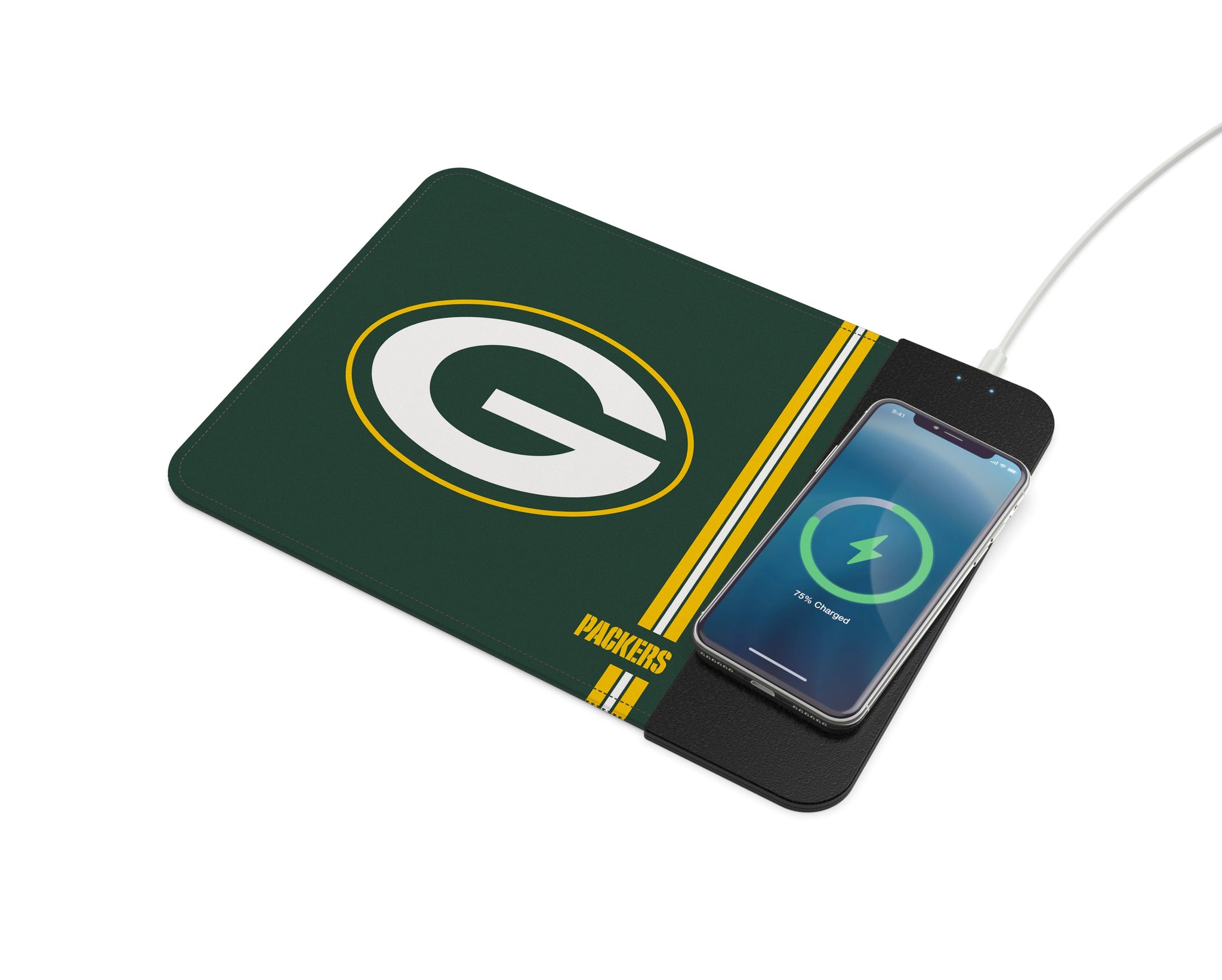 Green Bay Packers NFL Wireless Charging Mousepad