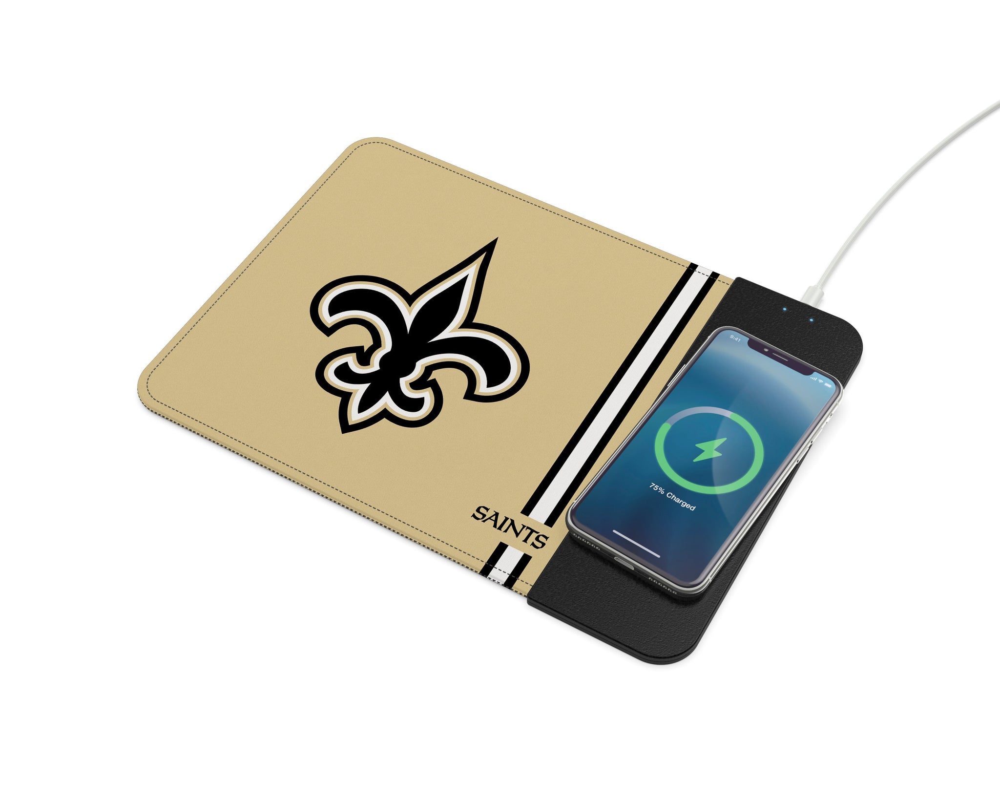 New Orleans Saints NFL Wireless Charging Mousepad