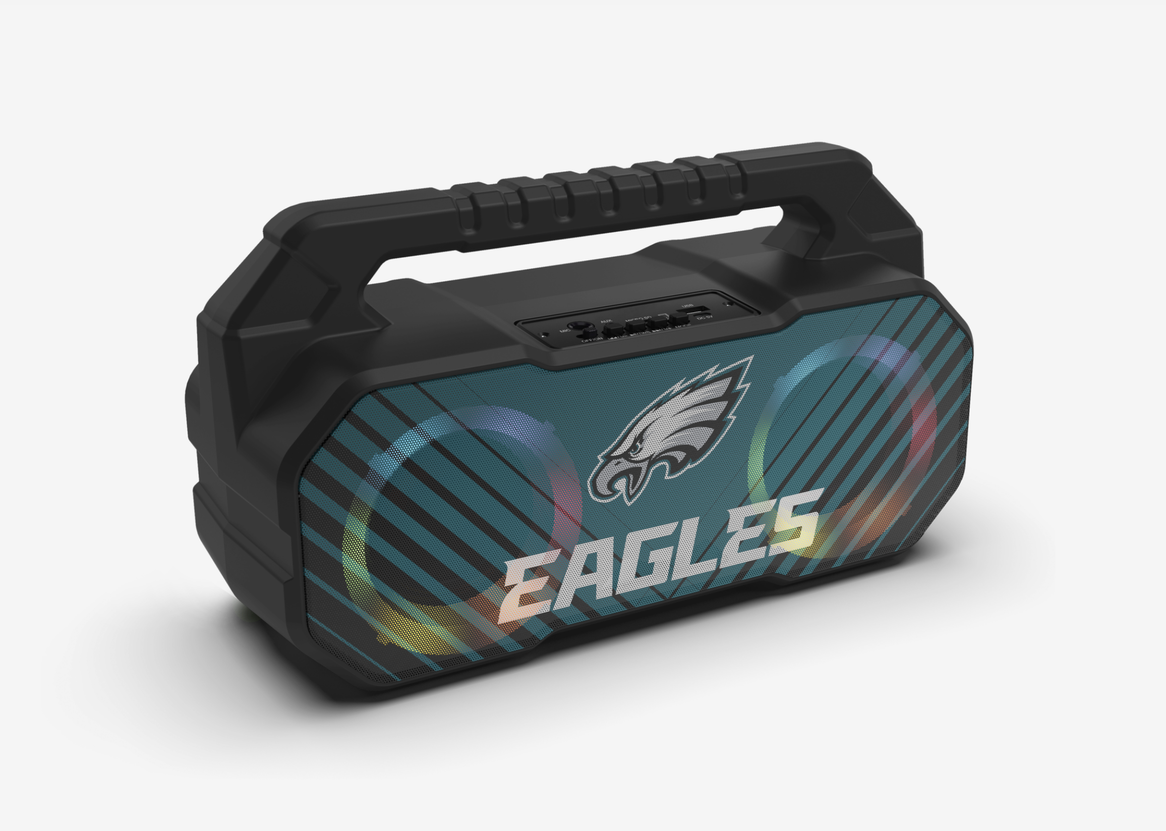 Philadelphia Eagles Shockbox Bluetooth BOOMBOX Speaker with FM Radio